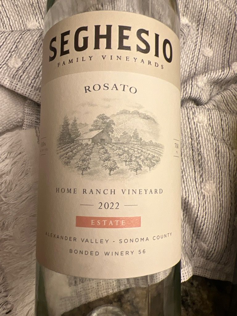 2024 Seghesio Family Vineyards Rosato, USA, California, Sonoma County ...