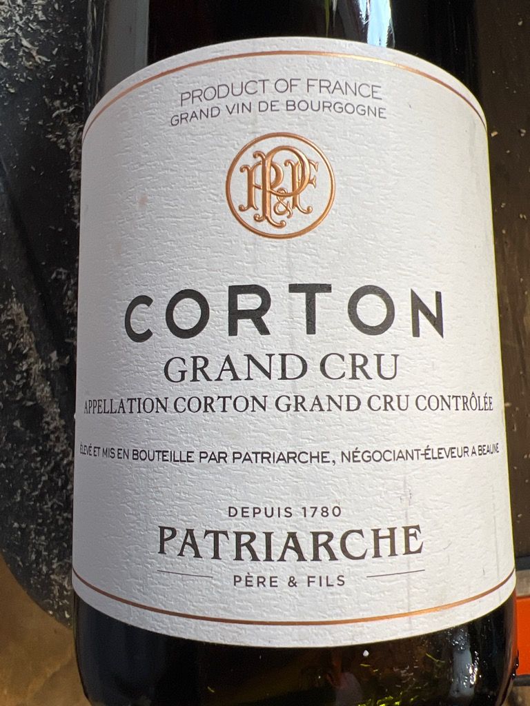2018 Patriarche Père et Fils Corton, France, Burgundy, Côte de Beaune ...