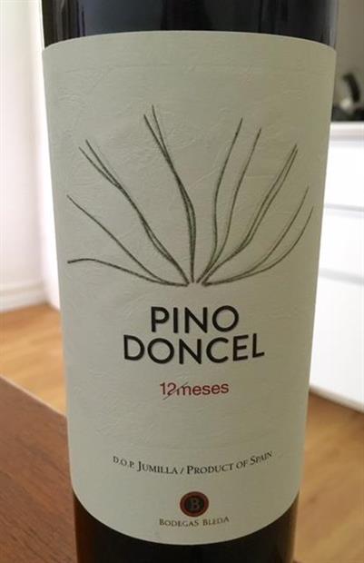 2014 Bodegas Bleda Jumilla Pino Doncel 12 meses, Spain, Murcia, Jumilla ...