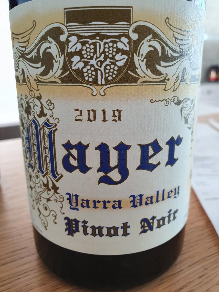2019 Mayer Pinot Noir Close Planted, Australia, Victoria, Port Phillip ...