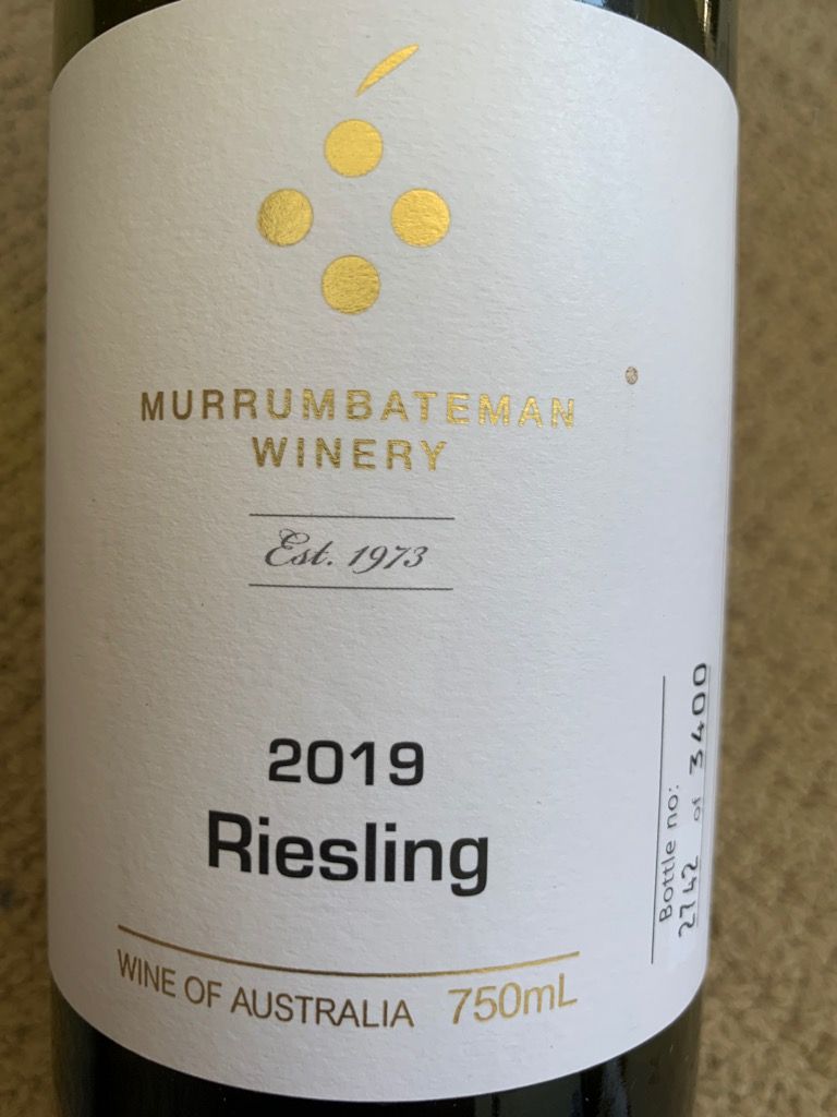 2022 Murrumbateman Winery Riesling, Australia, New South Wales ...
