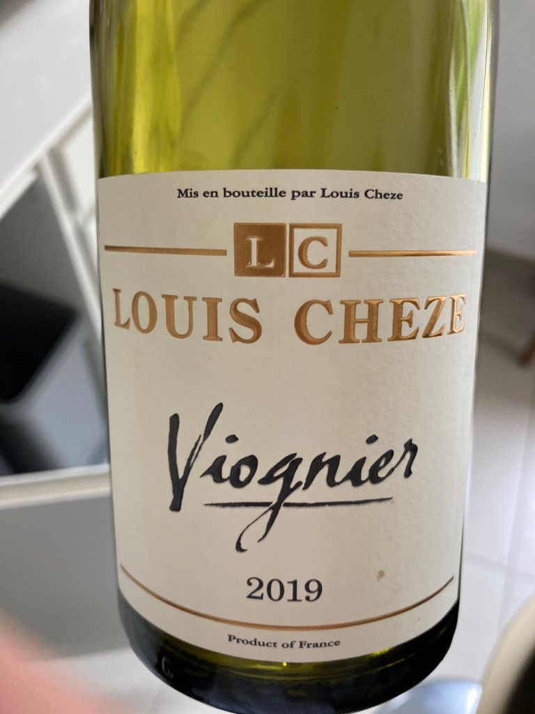 2021 Domaine Louis Cheze Viognier Vin de Pays des Collines Rhodaniennes ...