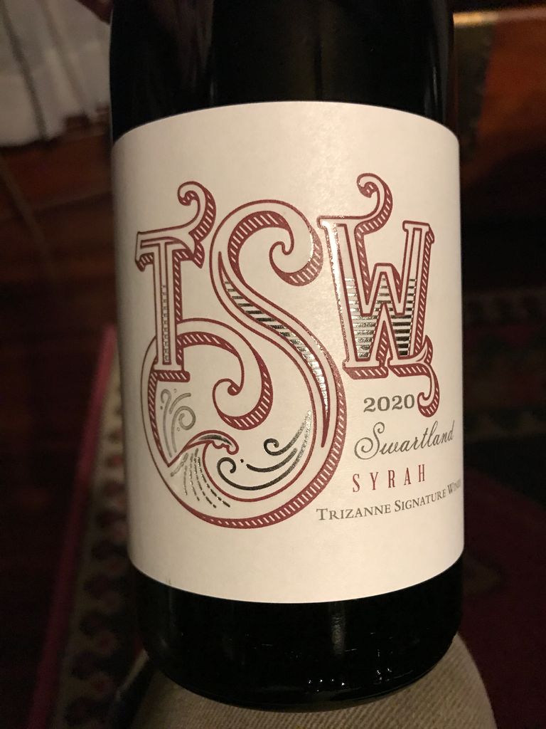 2020 Trizanne Signature Wines Syrah, South Africa, Coastal Region ...