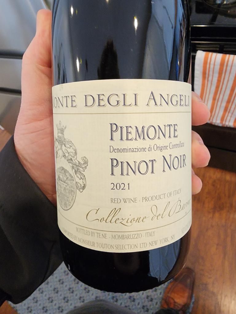 2021 Monte Degli Angeli Pinot Noir Piemonte, Italy, Piedmont, Piemonte ...