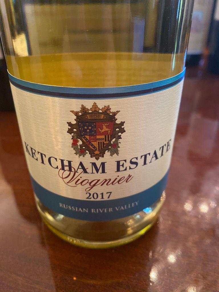 2017 Ketcham Estate Viognier Russian River Valley, USA, California ...
