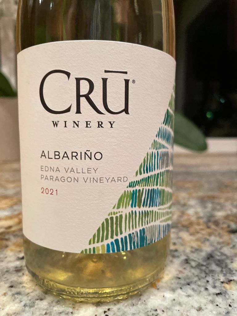 2021 Crū Winery Albariño, USA, California, Central Coast, Edna Valley ...