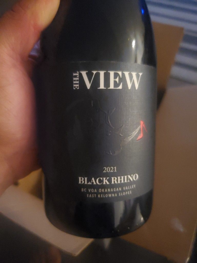 2021 The View Winery Pinotage Black Rhino Reserve, Canada, British ...