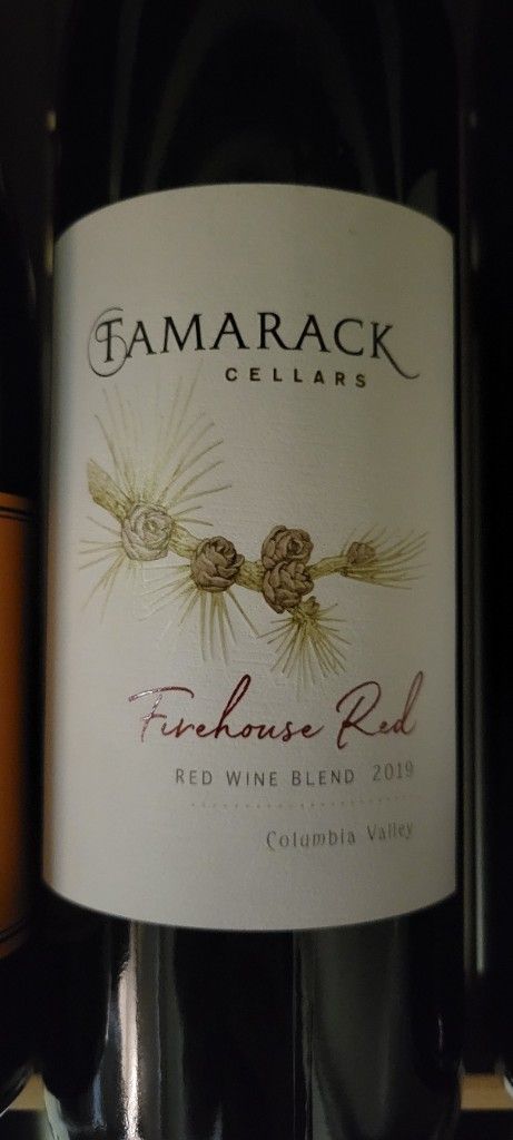 2019 Tamarack Cellars Firehouse Red, USA, Washington, Columbia Valley ...