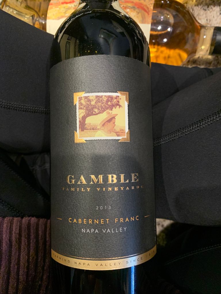 2013 Gamble Family Vineyards Cabernet Franc, USA, California, Napa ...