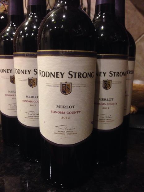 2012 Rodney Strong Merlot Sonoma County, USA, California, Sonoma County ...
