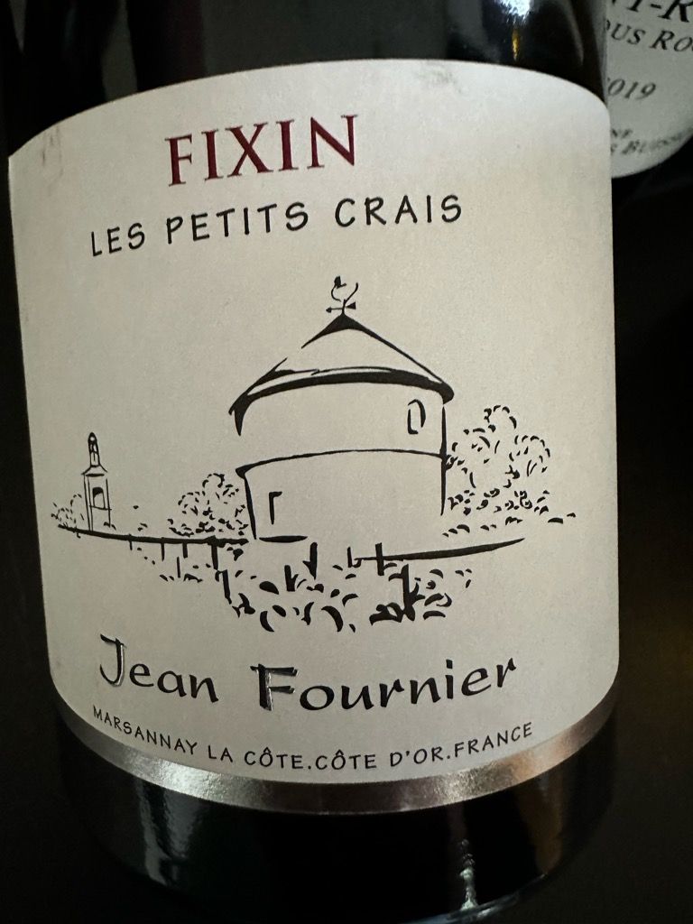 2020 Domaine Jean Fournier Fixin Les Petits Crais, France, Burgundy ...