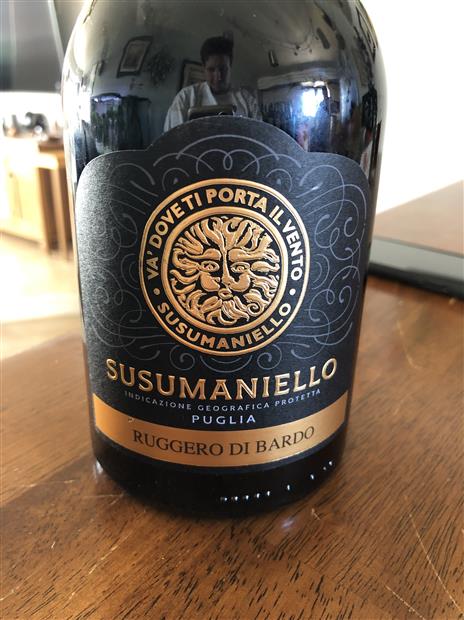 2016 Ruggero di Bardo Susumaniello - CellarTracker