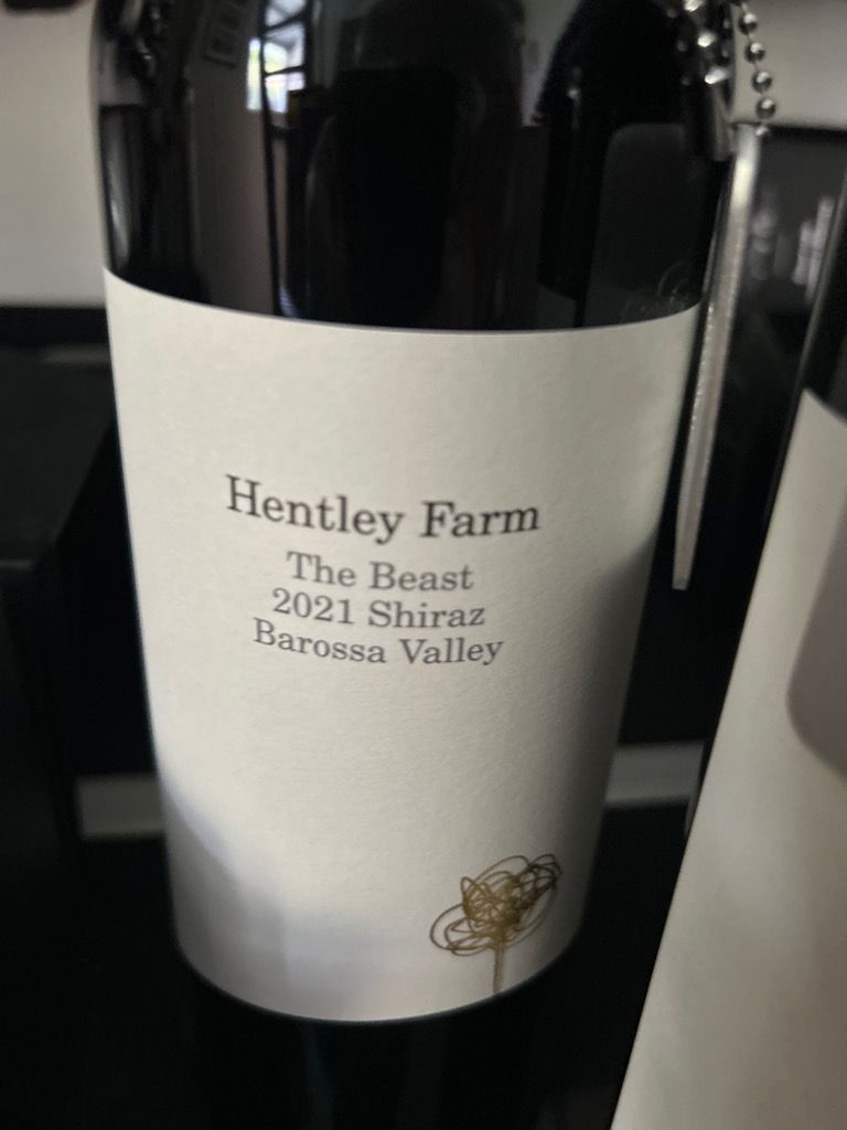 2021 Hentley Farm Shiraz The Beast, Australia, South Australia, Barossa ...