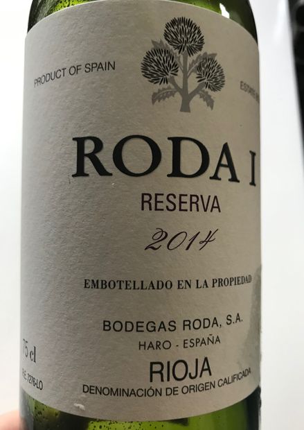 2014 Bodegas Roda Rioja Roda I Reserva, Spain, La Rioja, Rioja ...