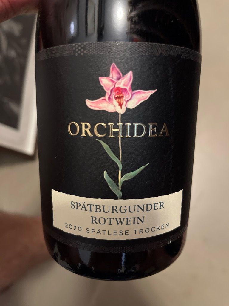 2017 Winzergenossenschaft Sasbach Spätburgunder Orchidea Spätlese ...