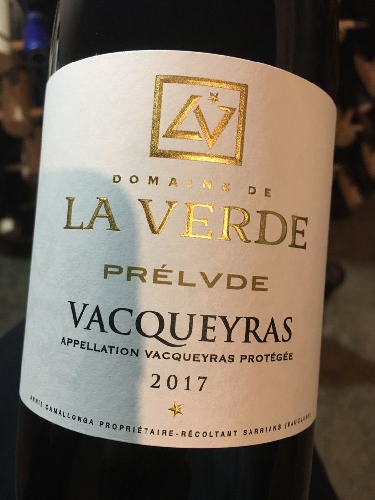 2021 Domaine de la Verde Vacqueyras Prelude, France, Rhône, Southern ...