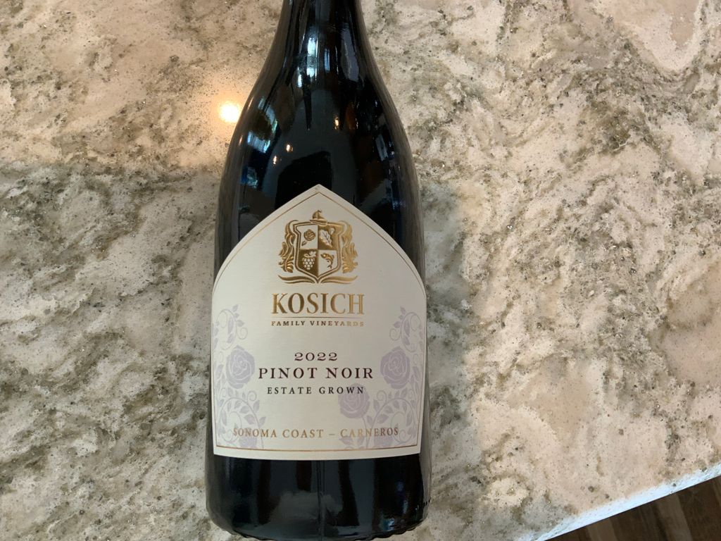 2021 Kosich Family Vineyards Pinot Noir Estate, USA, California, Napa ...