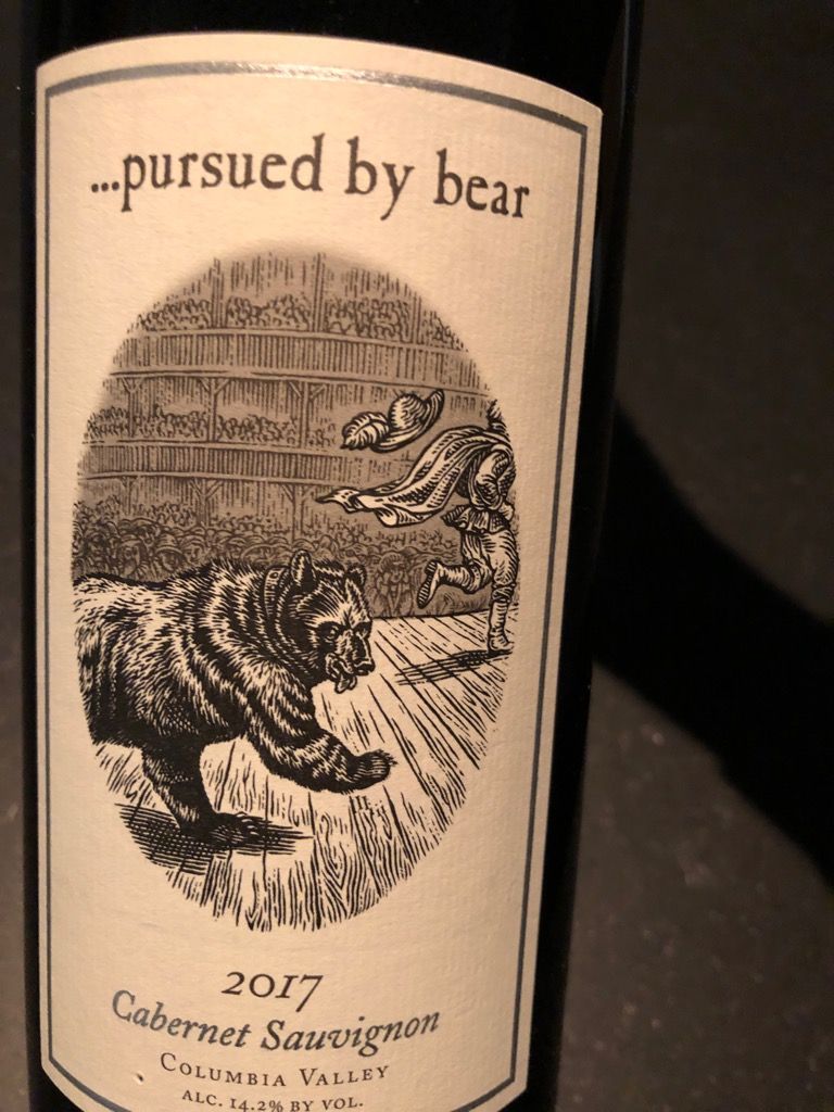 2017 Pursued by Bear Cabernet Sauvignon Pursued by Bear, USA ...