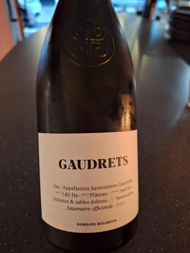 2021 Domaine Belargus Savennières Gaudrets, France, Loire Valley, Anjou ...