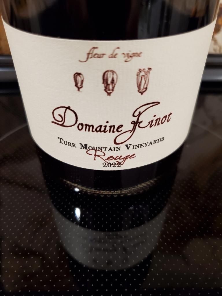 2023 Domaine Finot Cabernet Franc Turk Mountain Vineyards, USA ...