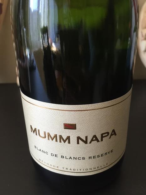 2014 Mumm Napa Blanc de Blancs Reserve, USA, California, Napa Valley - CellarTracker