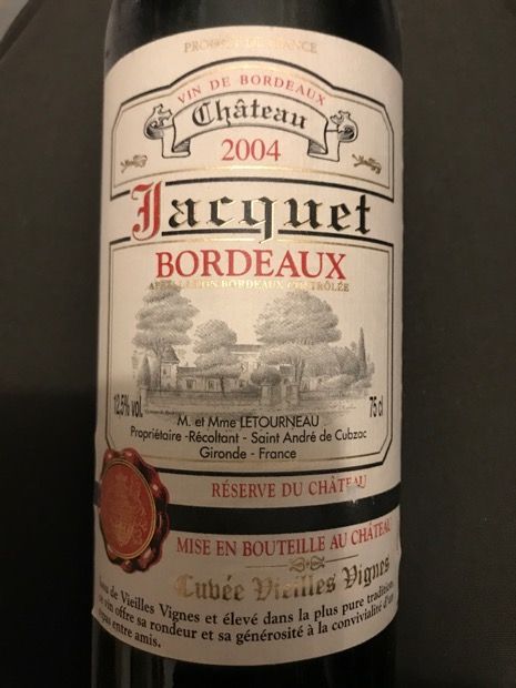 2006 Château Jacquet, France, Bordeaux - CellarTracker