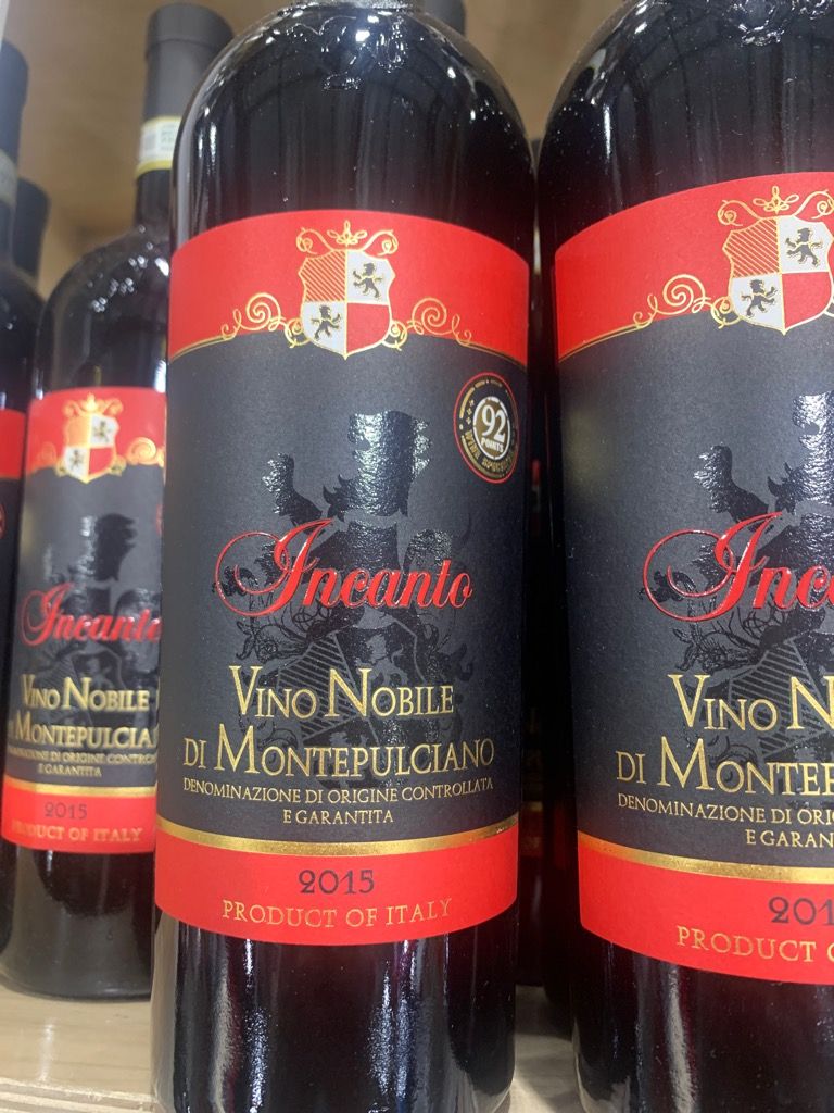 2015 Incanto Vino Nobile di Montepulciano, Italy, Tuscany ...