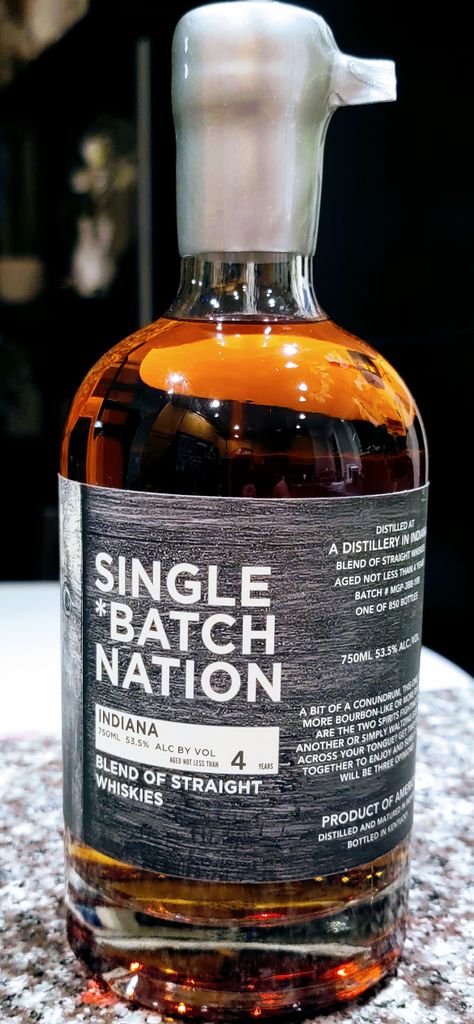 2022 Single *Batch Nation (Single Cask Nation MGP) 4 Year Indiana ...