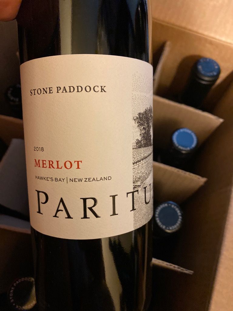 2020 Paritua Vineyards Merlot Stone Paddock, New Zealand, North Island ...