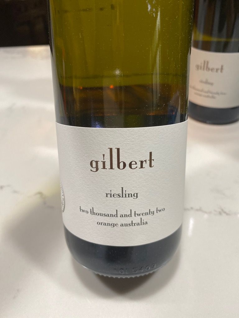 2023 Gilbert Family Wines Riesling, Australia, New South Wales, Central ...