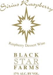 NV Black Star Farms Raspberry Sirius, USA, Michigan, Leelanau Peninsula ...