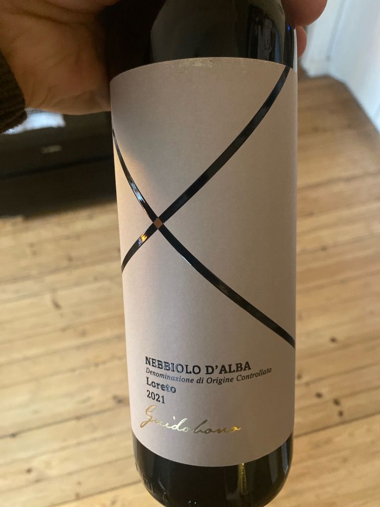 2021 Guidobono Nebbiolo d'Alba Loreto, Italy, Piedmont, Alba, Nebbiolo ...