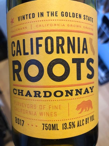 2018 California Roots Chardonnay, USA, California - CellarTracker