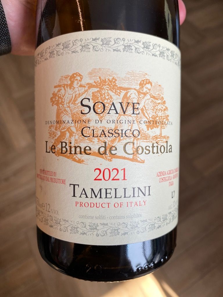 2023 Tamellini Soave Classico Le Bine de Costiola, Italy, Veneto, Soave ...