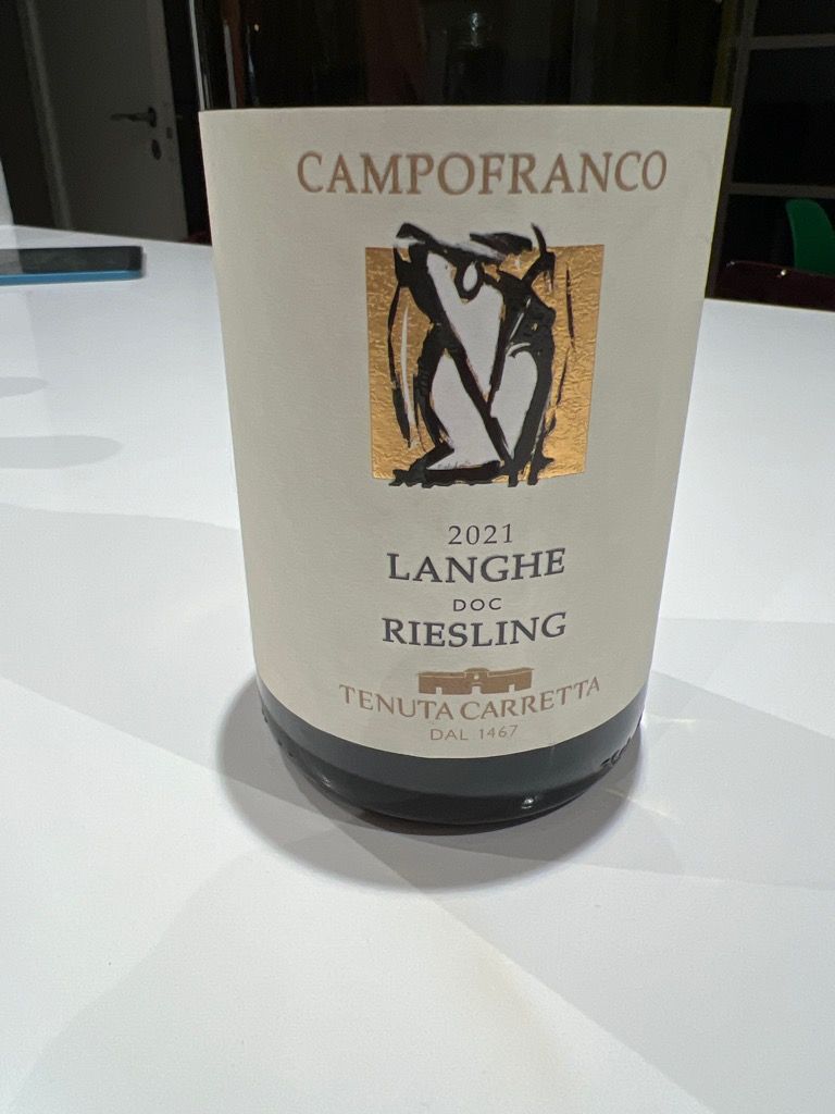 2021 Tenuta Carretta Langhe Riesling Campofranco, Italy, Piedmont ...