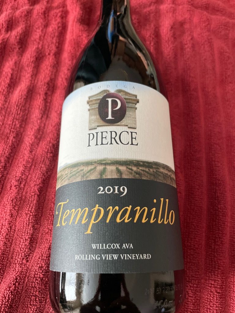 2022 Bodega Pierce Tempranillo, USA, Arizona, Willcox - CellarTracker