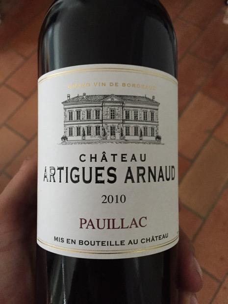 2010 Château Artigues-Arnaud, France, Bordeaux, Médoc, Pauillac ...