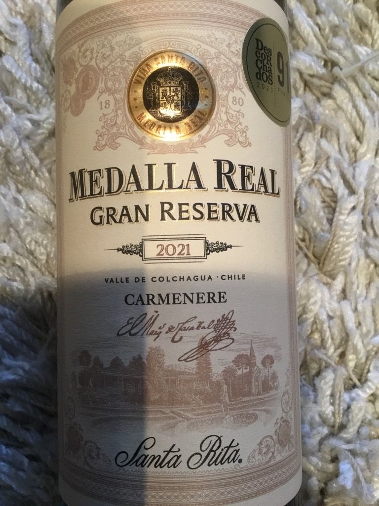 2021 Viña Santa Rita Carménère Medalla Real Gran Reserva, Chile, Rapel ...
