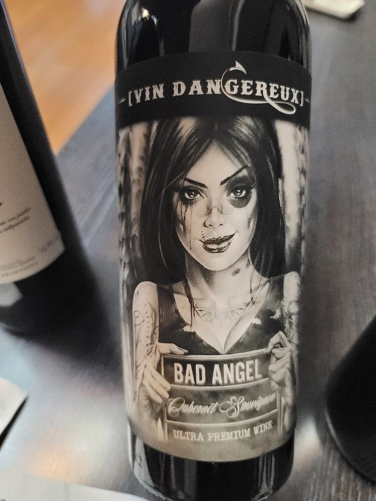 2022 Vellas Père et Fils Cabernet Sauvignon Vin Dangereux Bad Angel ...