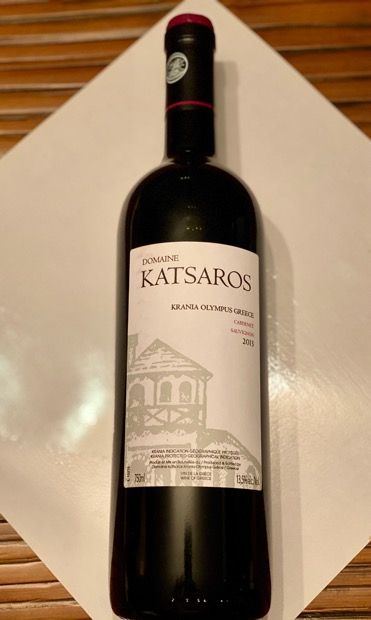 2014 Domaine Katsaros Cabernet Sauvignon Krania, Greece, Thessaly ...