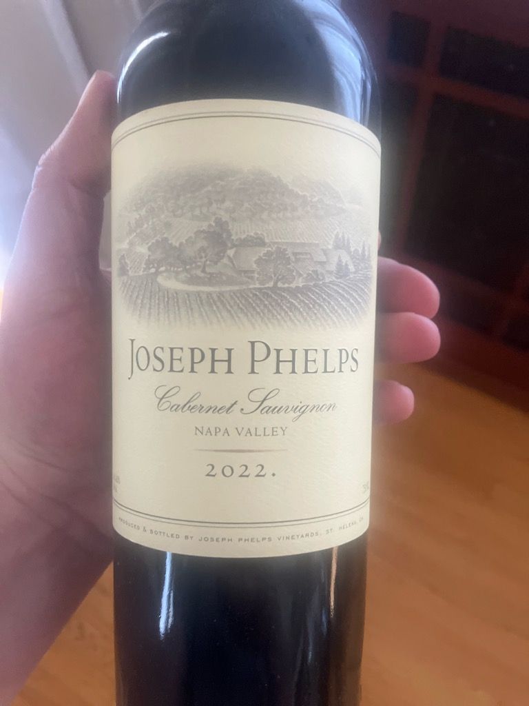 2022 Joseph Phelps Cabernet Sauvignon Napa Valley, USA, California, Napa Valley - CellarTracker