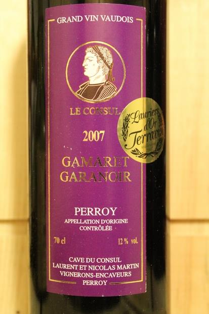 2007 Cave du Consul Gamaret-Garanoir, Switzerland, Vaud, La Côte ...