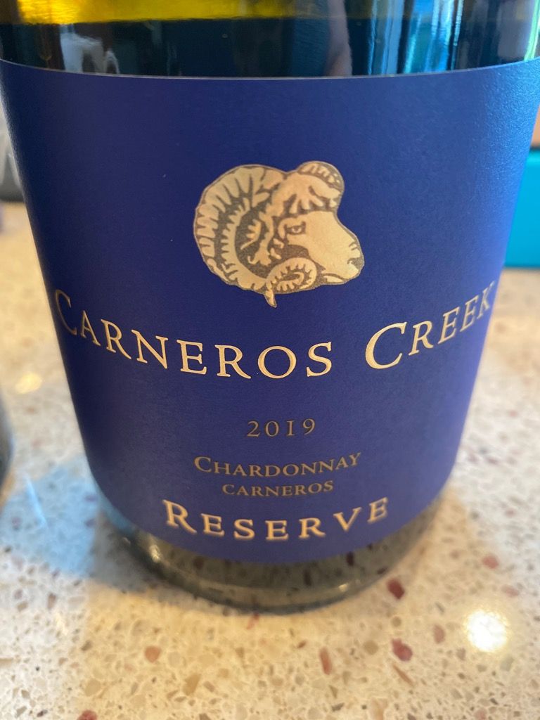 2019 Carneros Creek Winery Chardonnay Reserve, USA, California, Napa ...