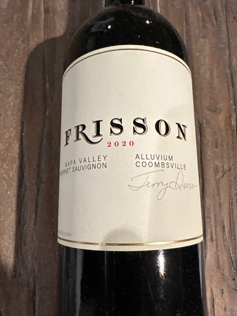 2020 Frisson Cabernet Sauvignon Alluvium, USA, California, Napa Valley ...