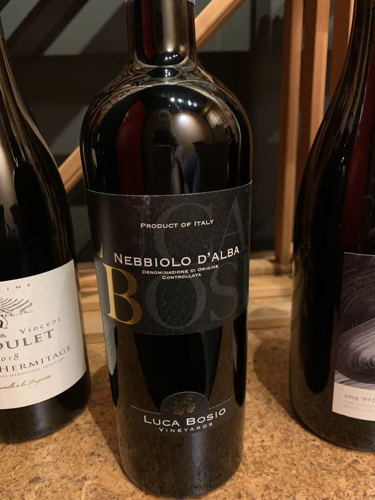 2019 Luca Bosio Nebbiolo d'Alba, Italy, Piedmont, Alba, Nebbiolo d'Alba ...