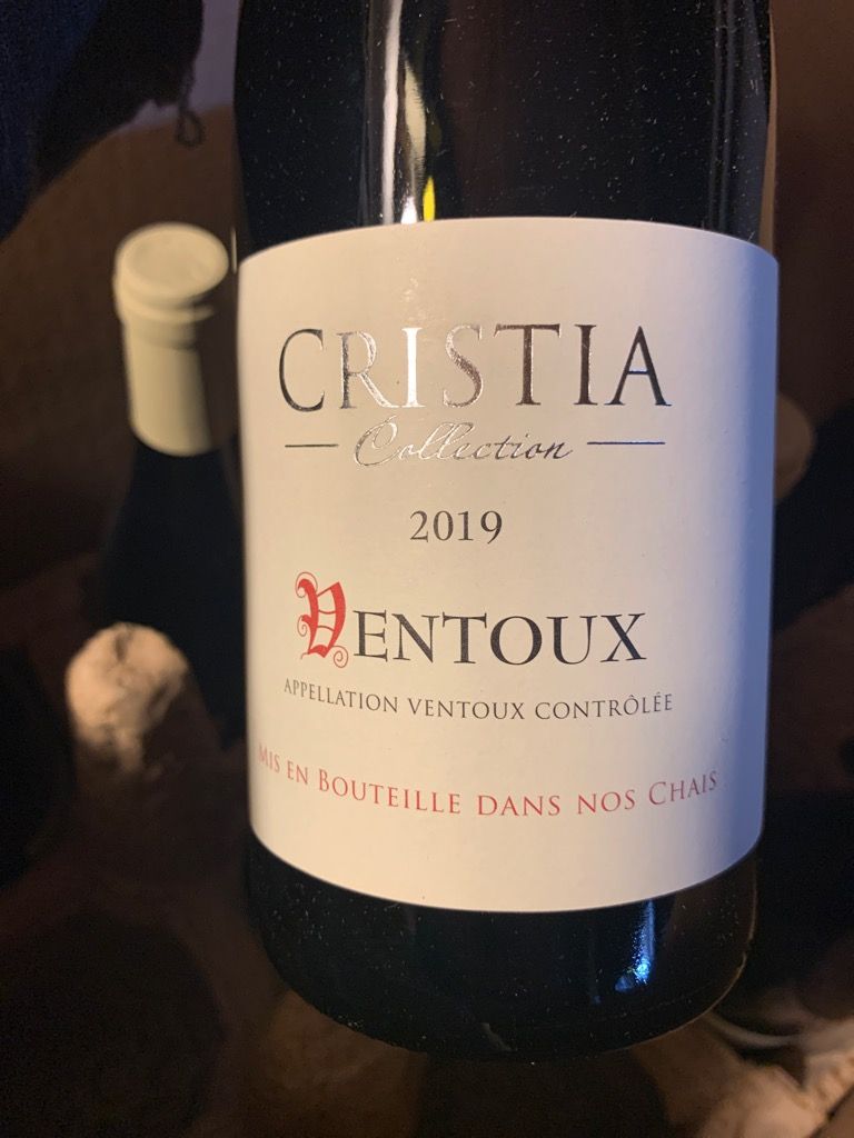2019 Domaine de Cristia Ventoux (Cristia Collection), France, Rhône ...
