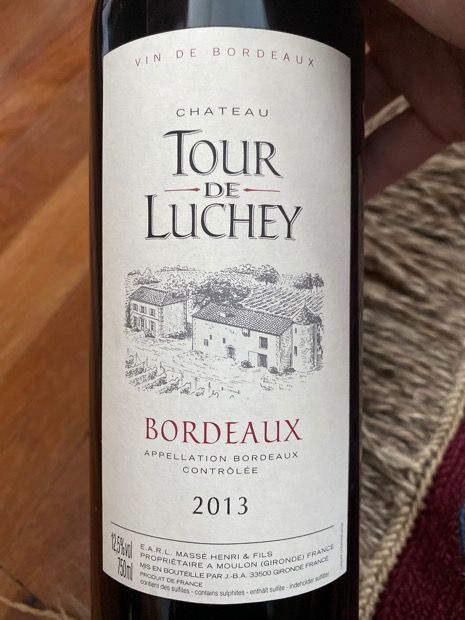2013 Château Tour de Luchey, France, Bordeaux - CellarTracker