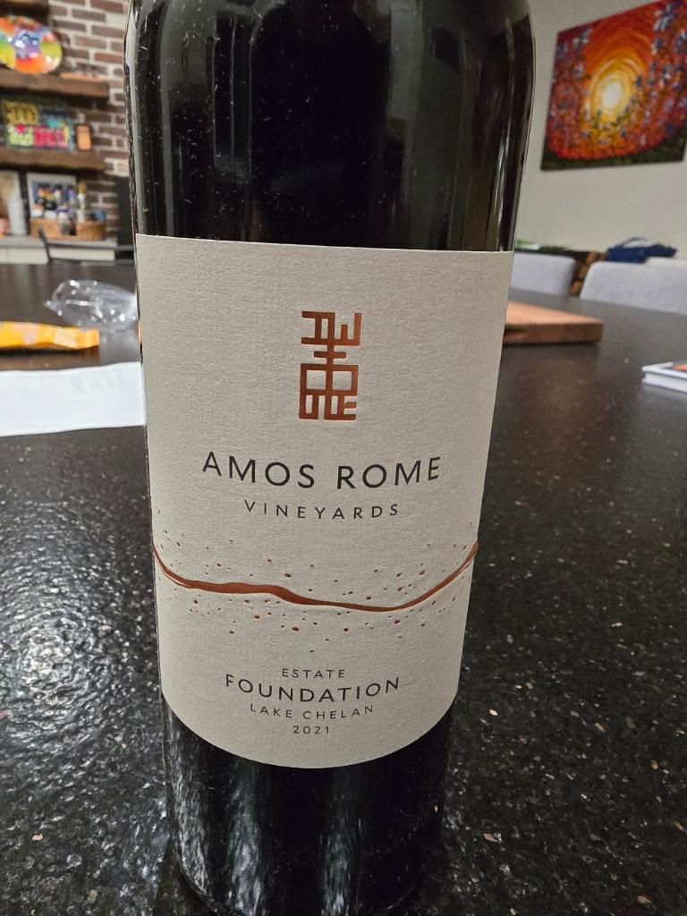 2021 Amos Rome Vineyards Foundation, USA, Washington, Columbia Valley ...