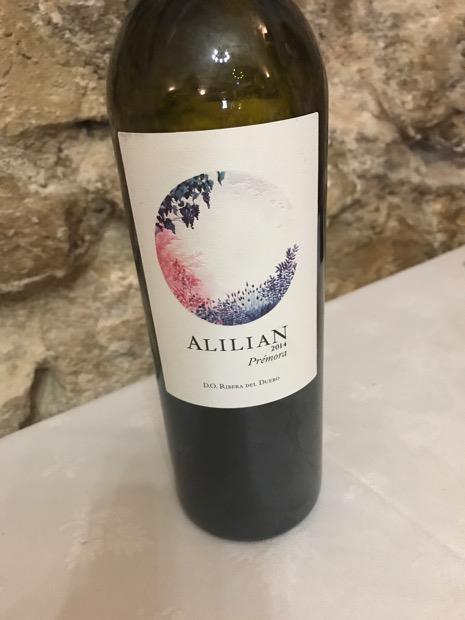 2016 Bodegas Y vinedos Alilian Prémora, Spain, Castilla y León, Ribera ...