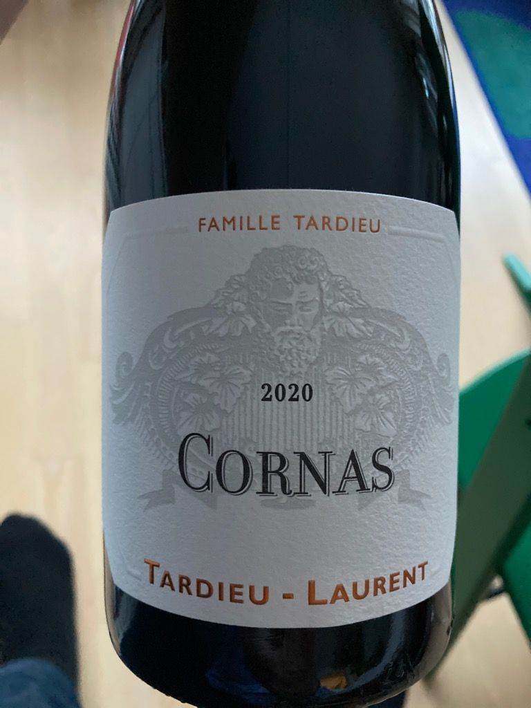 2020 Tardieu-Laurent Cornas Coteaux, France, Rhône, Northern Rhône ...
